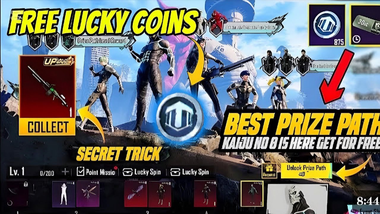 300+ Lucky Coin Next Prize Path Rewards Revealed | BGMI Prize Path ...