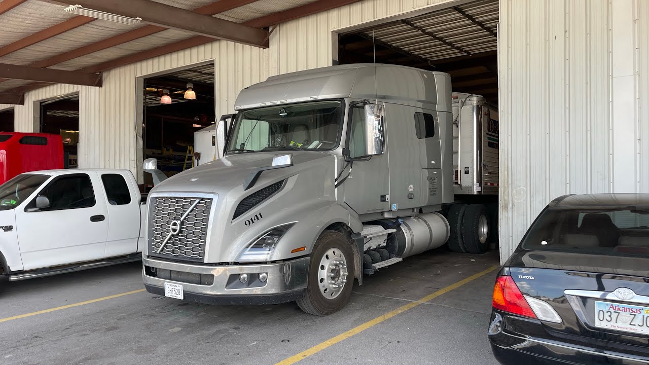 DOT trailer inspection and a ride through Oklahoma. - YouTube