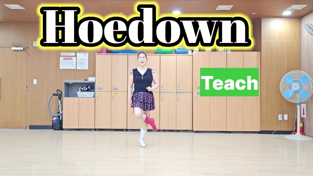 Hoedown Line Dance (Teach) - YouTube