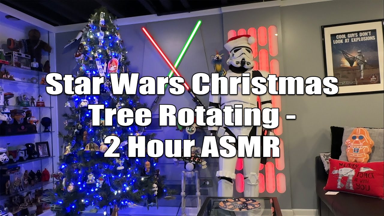 4K Galactic Christmas: 2 Hours of Star Wars Themed ASMR Christmas Tree | Relaxing Holiday ...