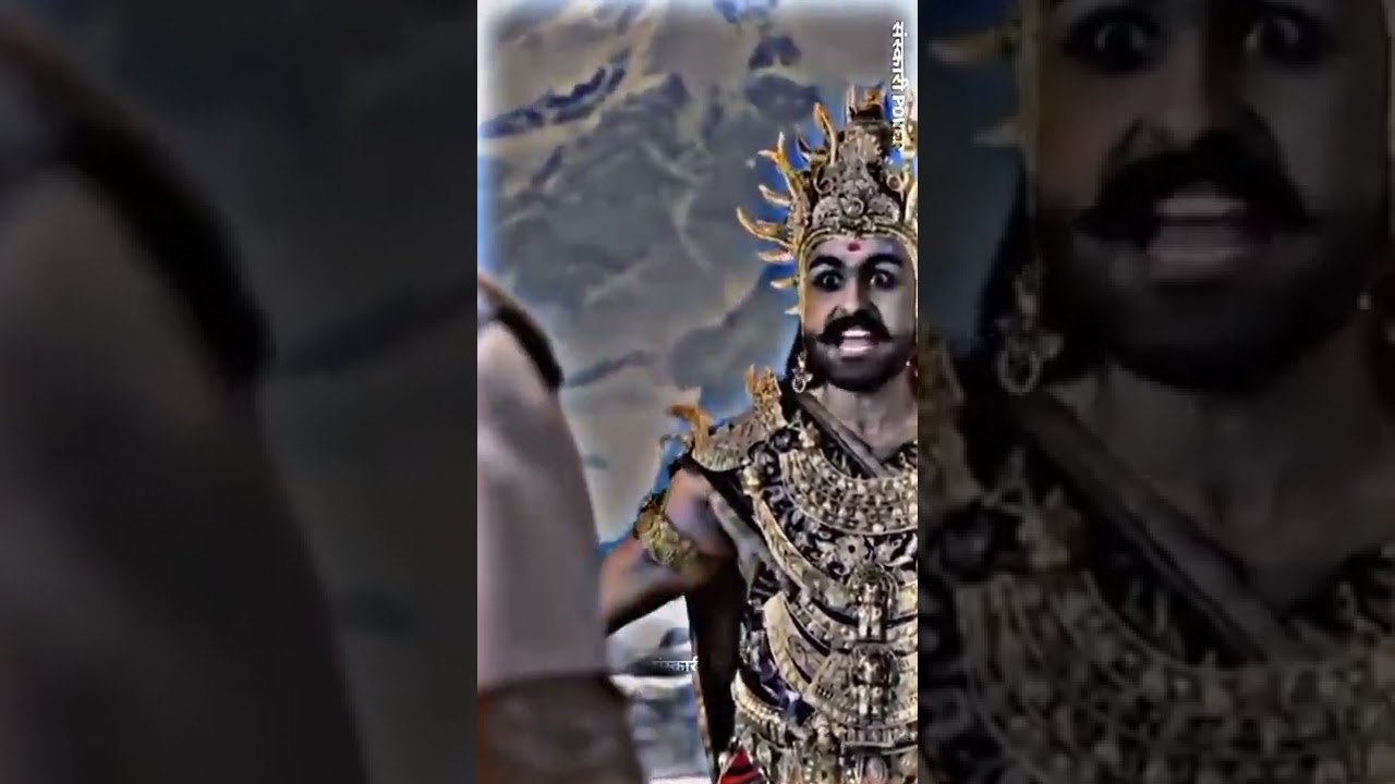 #mahadev Ravan Lifting Kailash Parvat💪Bhakta of Mahadev🕉️#status #ravan ...