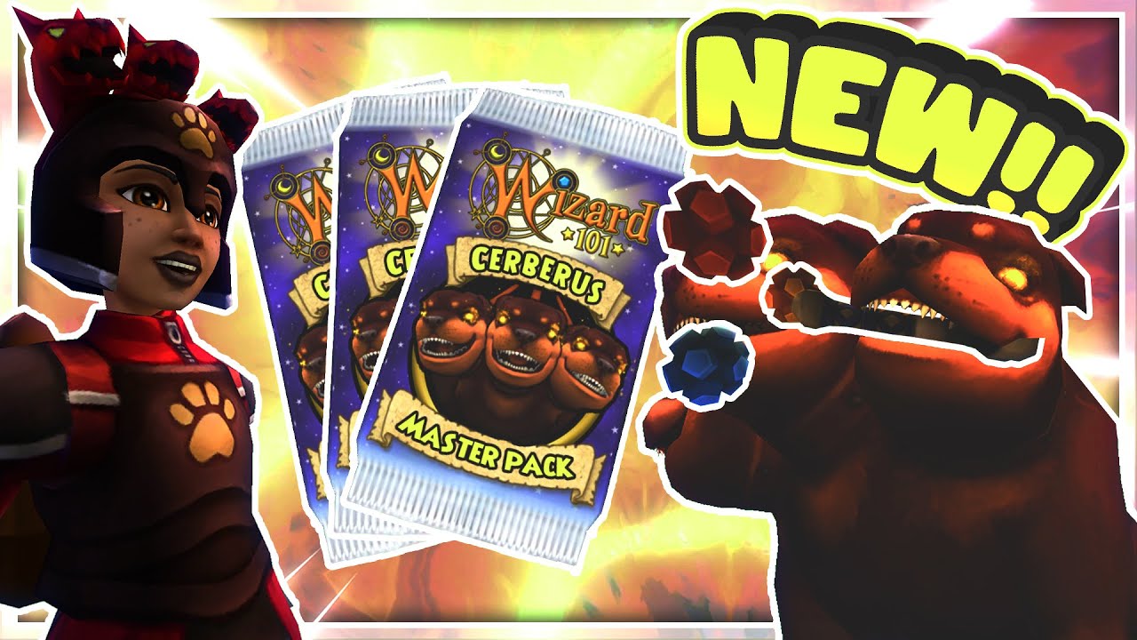 Cerberus Master Pack Opening!! - Wizard101 - YouTube