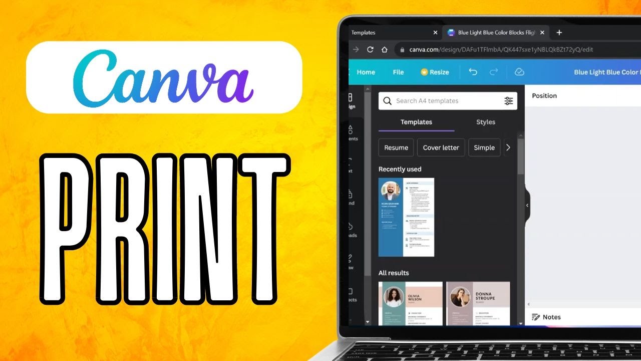 How To Print From Canva (2024) Easy Method - YouTube