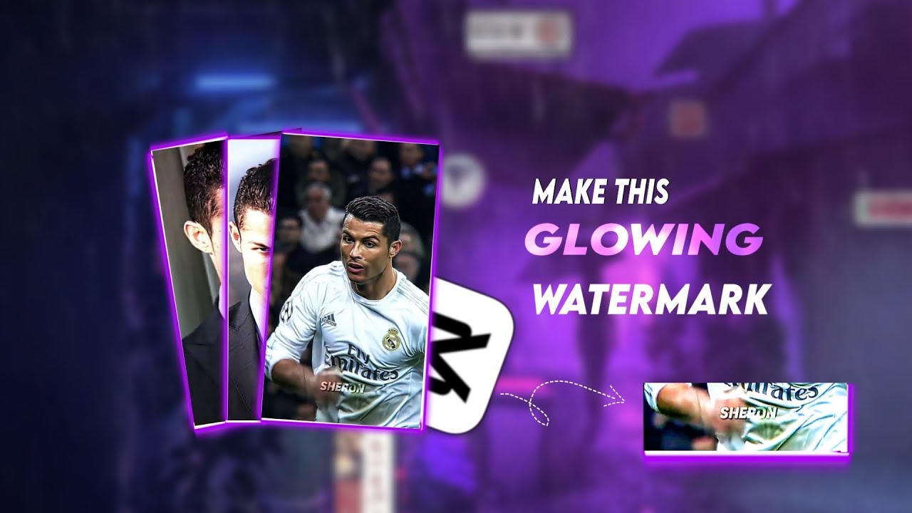 Glowing Watermark Tutorial || Capcut - YouTube