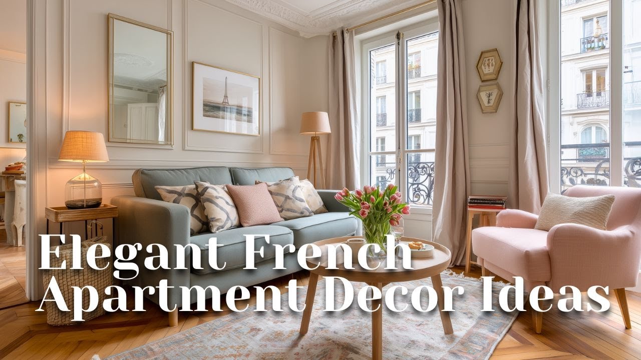 Inspiring Parisian Small Spaces | Elegant French Apartment Decor Ideas ...