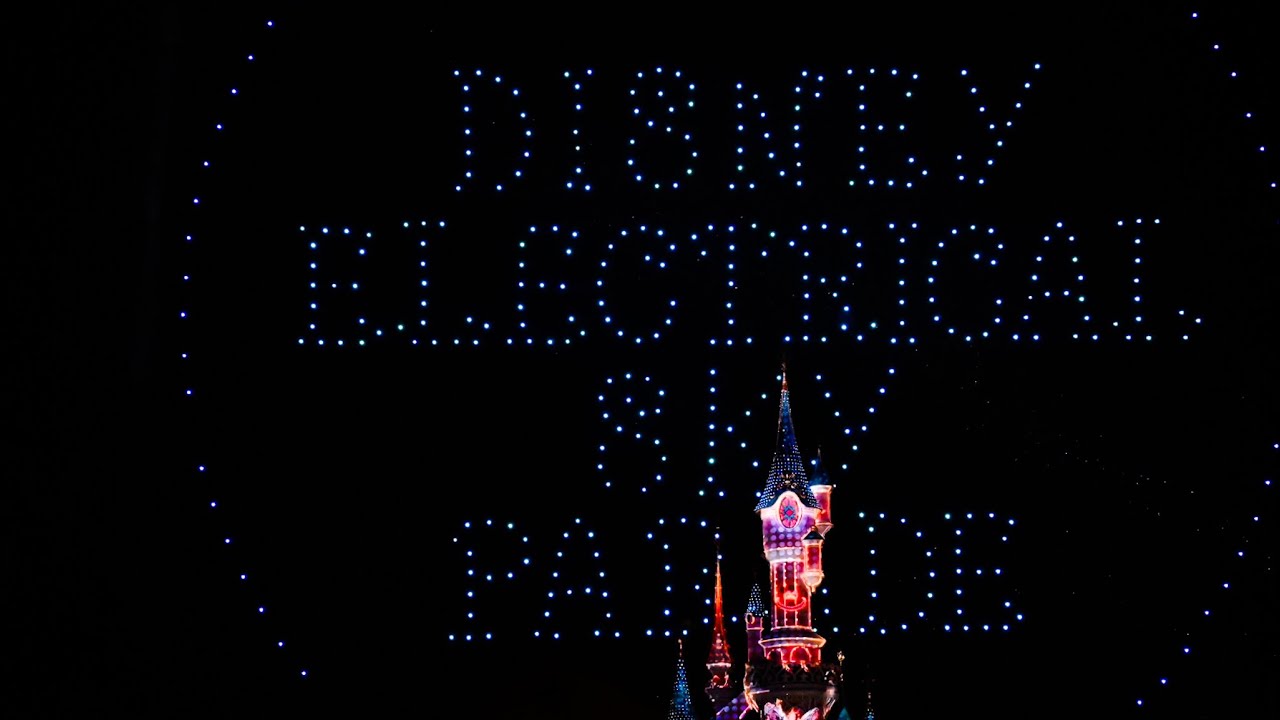 Disney Electrical Sky Parade - Disneyland Paris - Inaugural show! - 4K ...