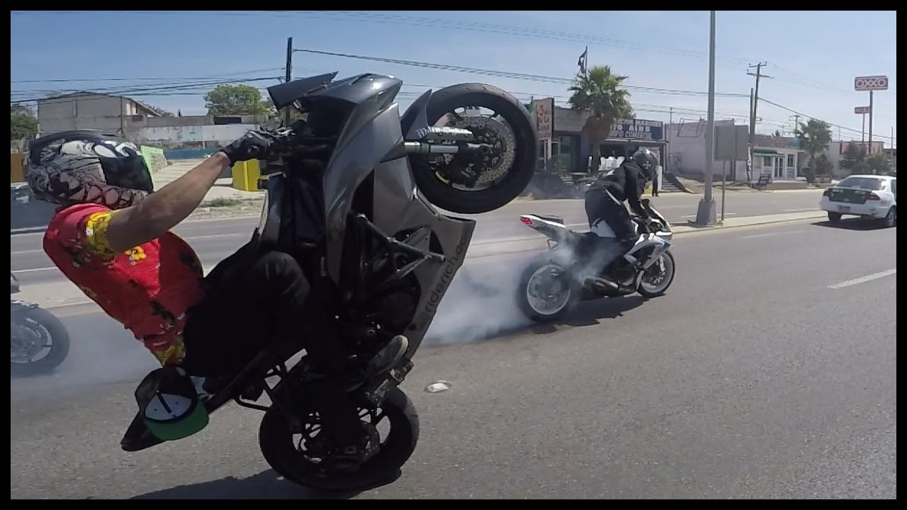 STREETFIGHTERZ Ride TIJUANA STREET RIDE TSR 2016 Motorcycle Stunts ...