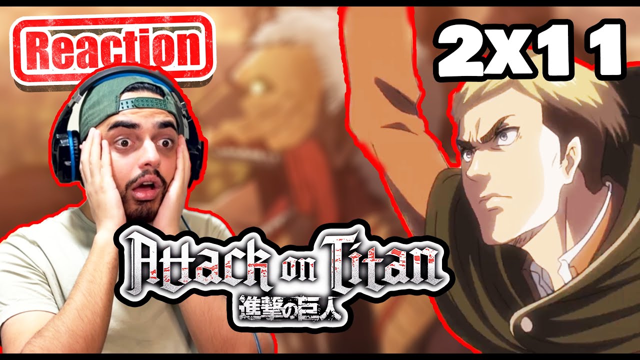ERWIN’S EPIC CHARGE! | Attack on Titan Season 2 Episode 11 Reaction ...