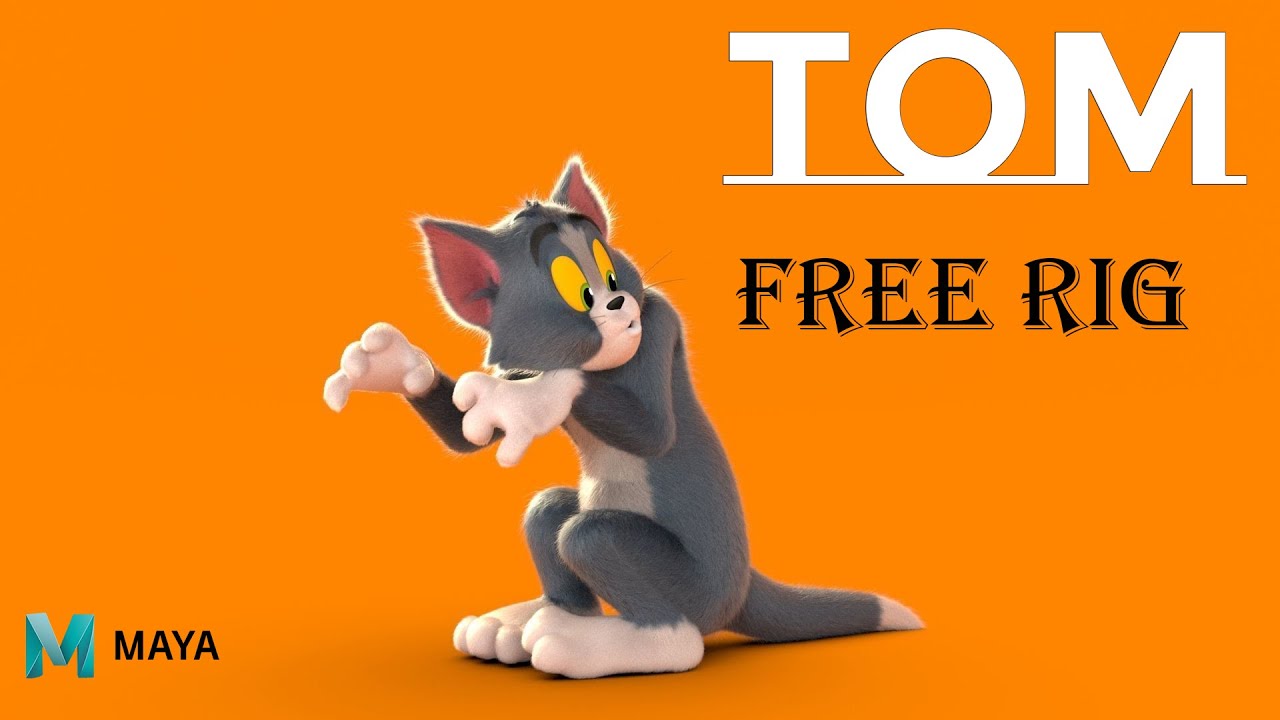 Tom| Maya Animation Rig (free) - Review Complete #ankutoonz - YouTube