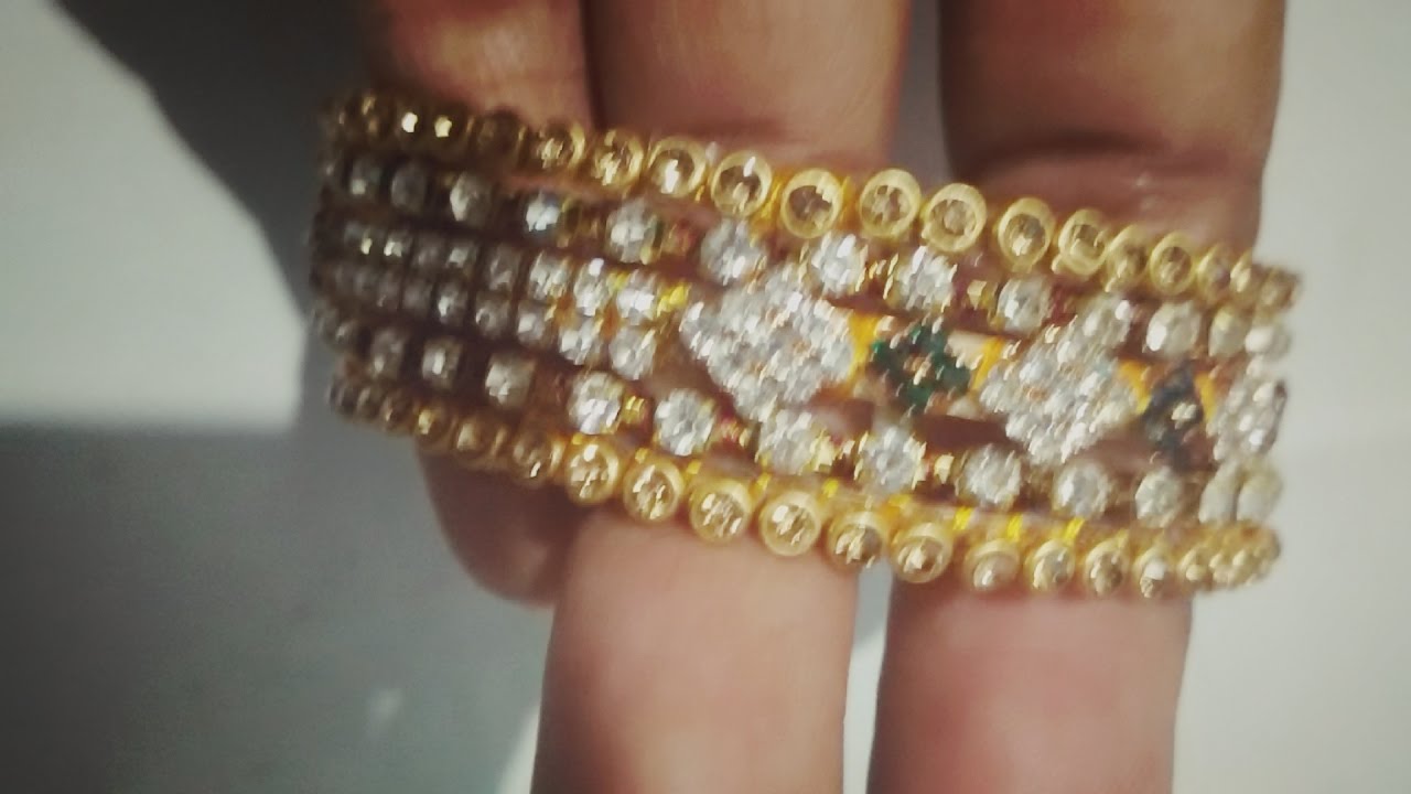 Stone bangles making with silk thread | Easy method - YouTube