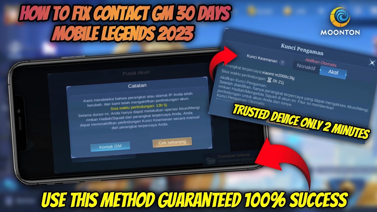 How To Fix Contact GM 30 Day Mobile Legends 2023 | How To fix Contact ...
