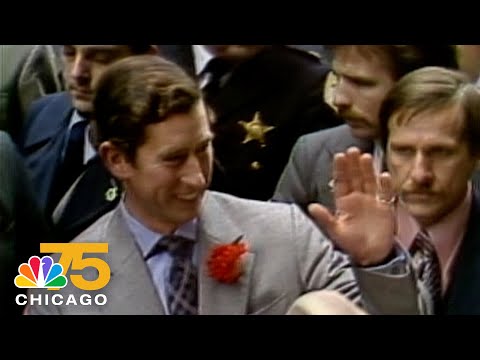 From the Archives: King Charles Visits Chicago in 1977