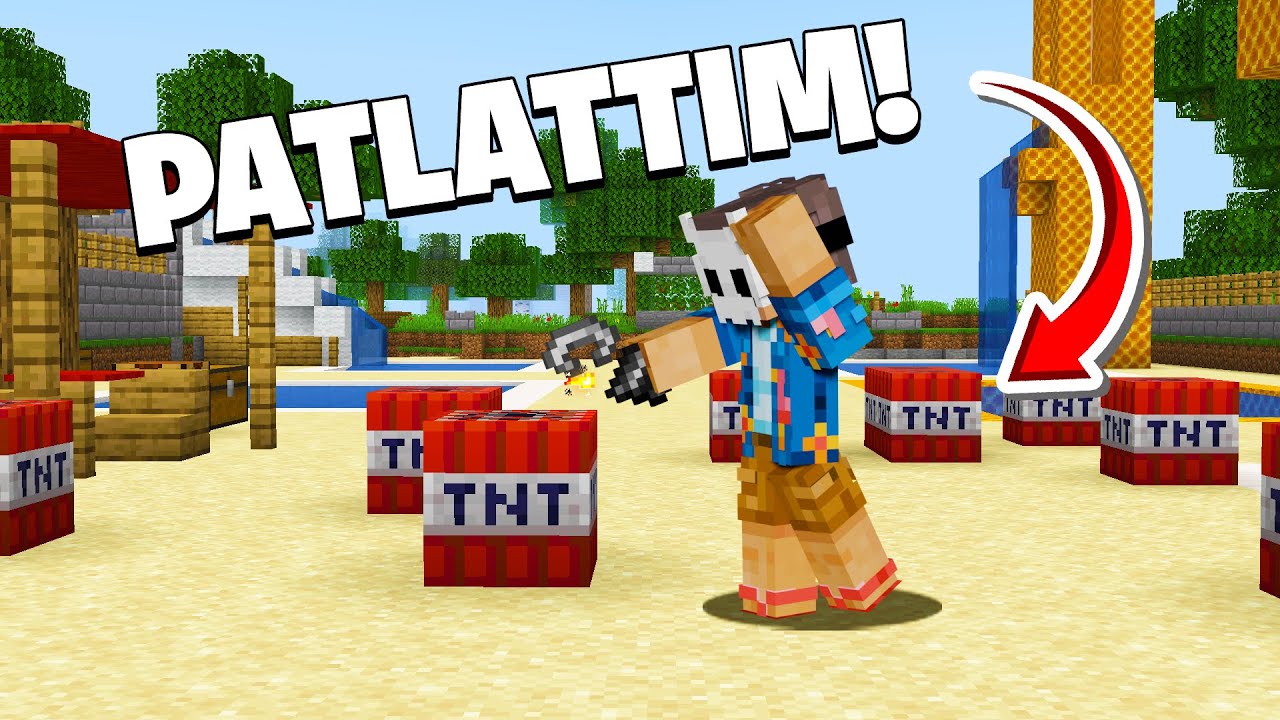 @EmirhanCTN'nin aquaparkını PATLATTIM! - Minecraft Ahtapot Adası - YouTube