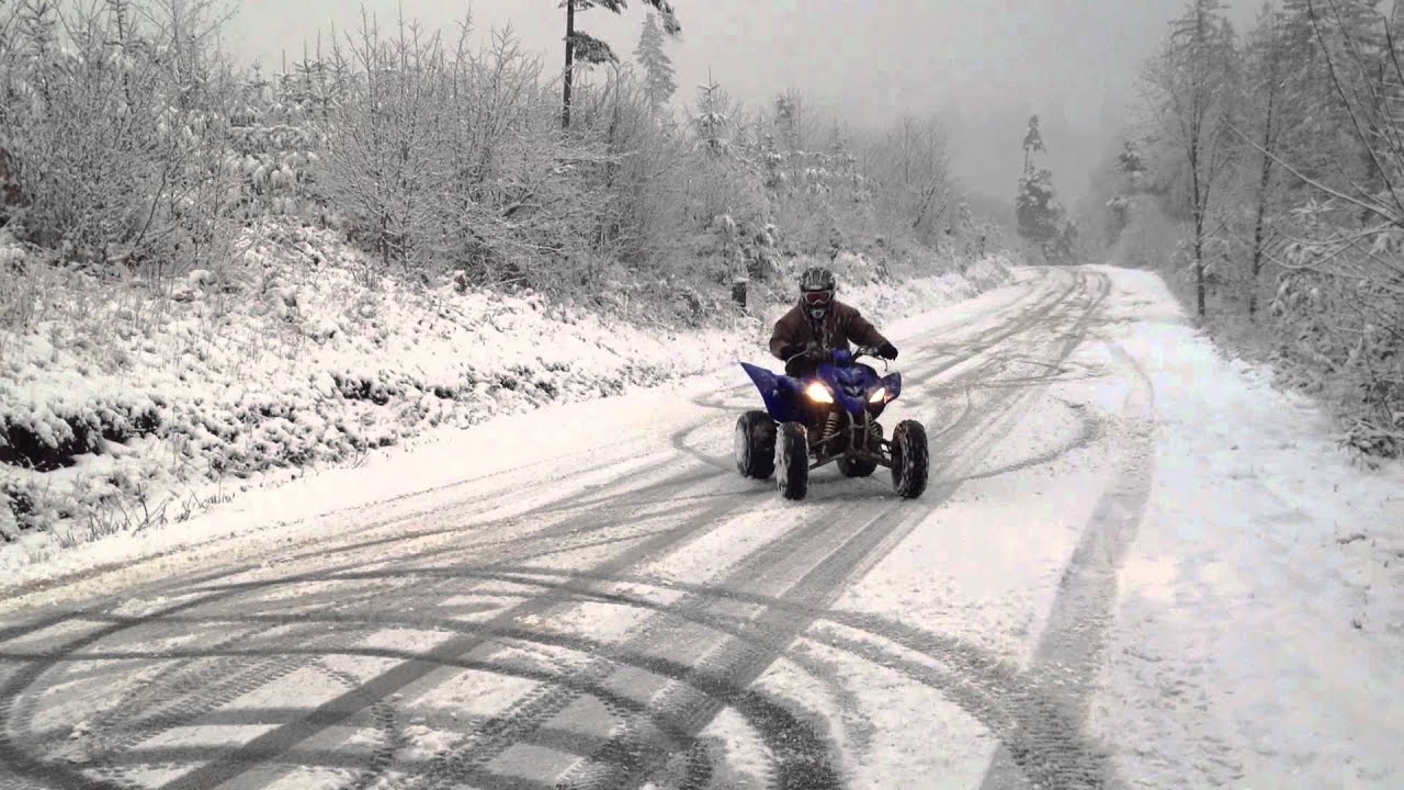 Drift Atv yamaha raptor 350 - YouTube
