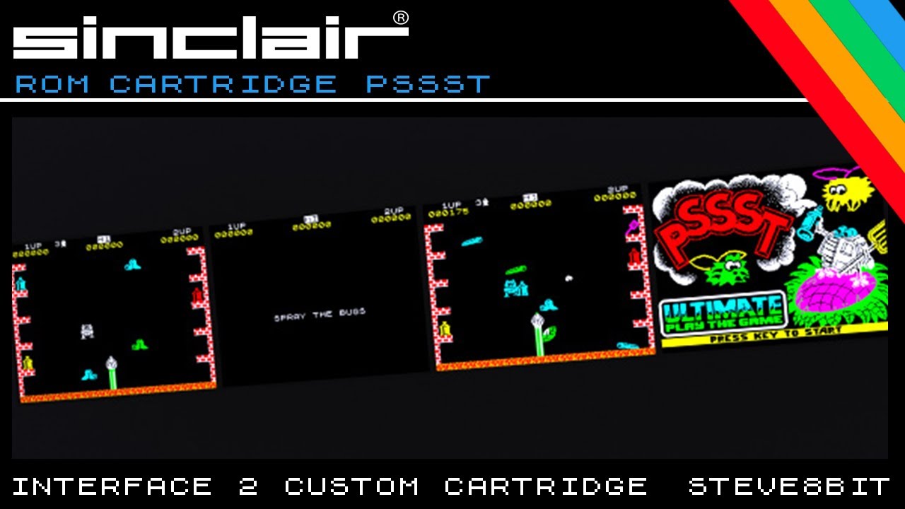 Sinclair ZX Spectrum 48k Rom Cartridge - PSSST by ULTIMATE - YouTube