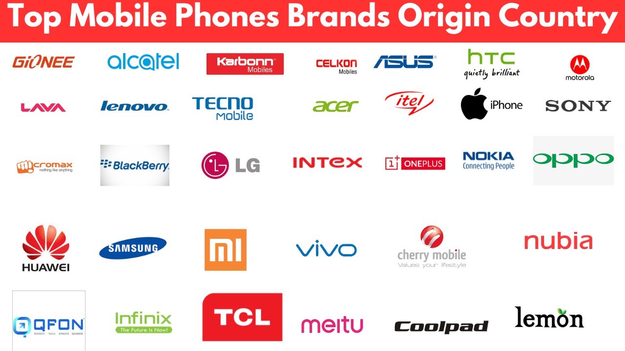 Top Mobile Phone Brands And Country Of Origin Popular Smartphone top-mobile-phone-brands-and-country-of-origin-popular-smartphone