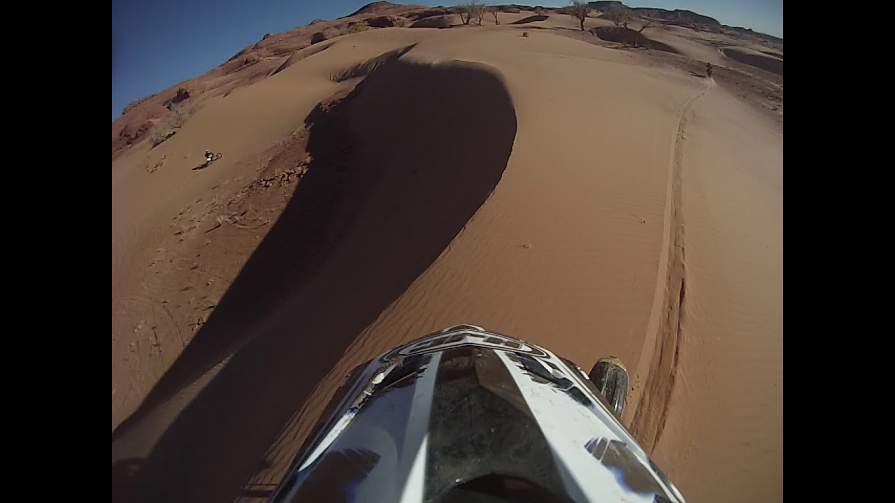 Moab Utah, White Wash Sand Dunes. That Fresh Sand !!!!! - YouTube