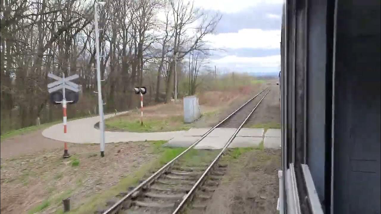 TLK 56100 KORMORAN RELACJI OLSZTYN GŁÓWNY - POLANICA ZDRÓJ WIDOK Z OKNA POCIĄGU NA KRAJOBRAZ ...