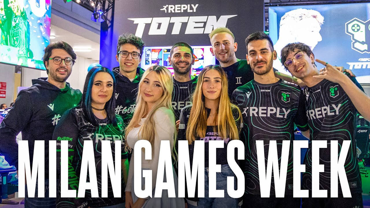 LA MILAN GAMES WEEK di REPLY TOTEM 2022 💚 - YouTube