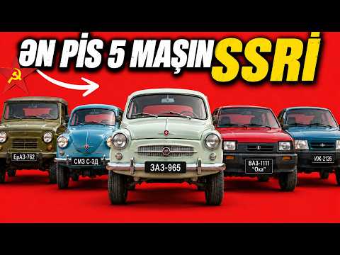 SSRİ-nin ƏN PİS 5 Avtomobili — Sahiblərini Ağlar Günə Qoyan Maşınlar!