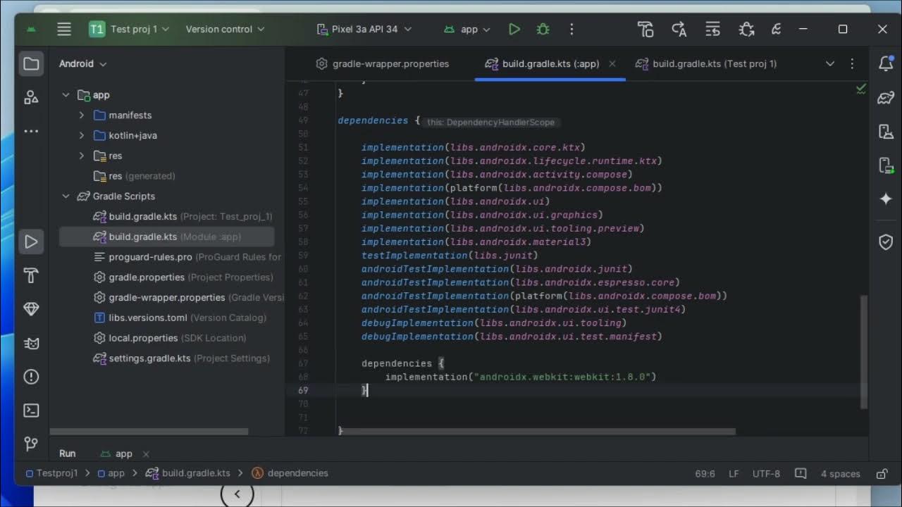 Android #3 240823 (methwyd) creu WebView ar gyfer HTML a JavaScript ...