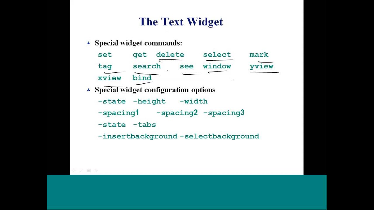Mod 04 Lec 30 Programming Using Tcl Tk Iv Youtube