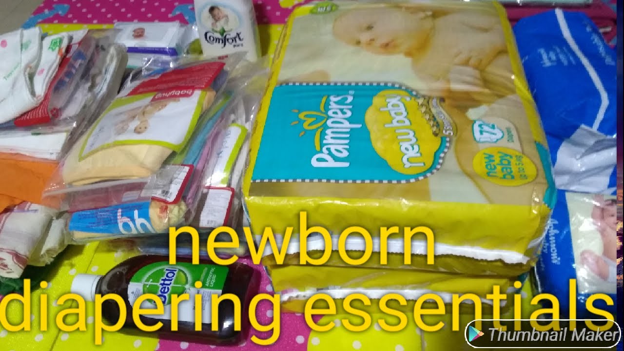 newborn diapering essentials India / Basic Newborn Shopping Checklist ...