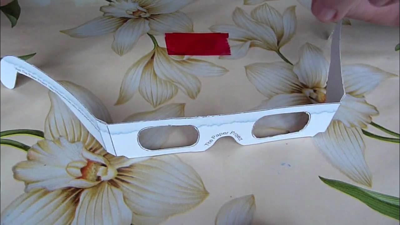 How to Make 3D Glasses for Free - YouTube
