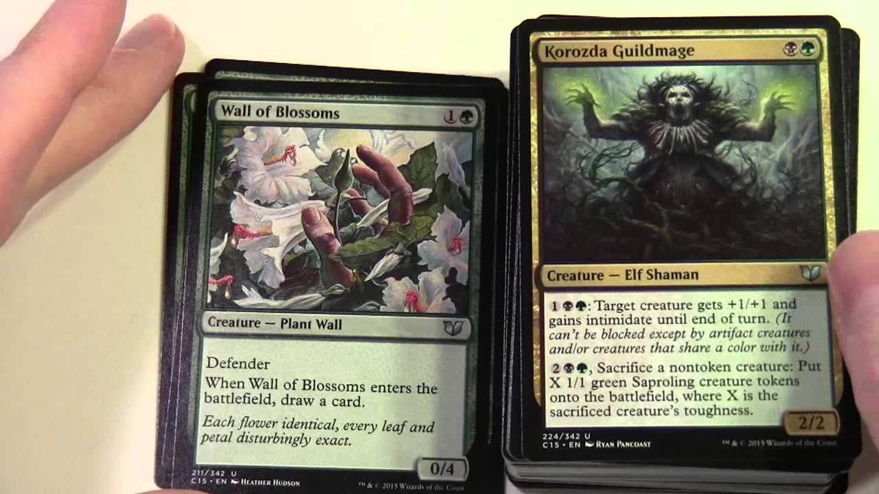 Magic The Gathering - Commander 2015 - Plunder The Graves (B/G ...