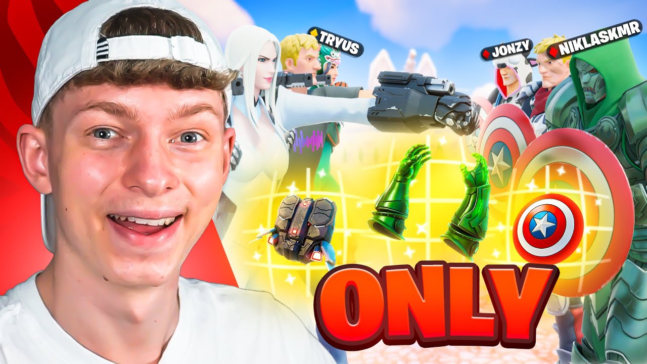 100 Spieler Only Marvel Items Turnier In Fortnite Season 4 🏆 Youtube