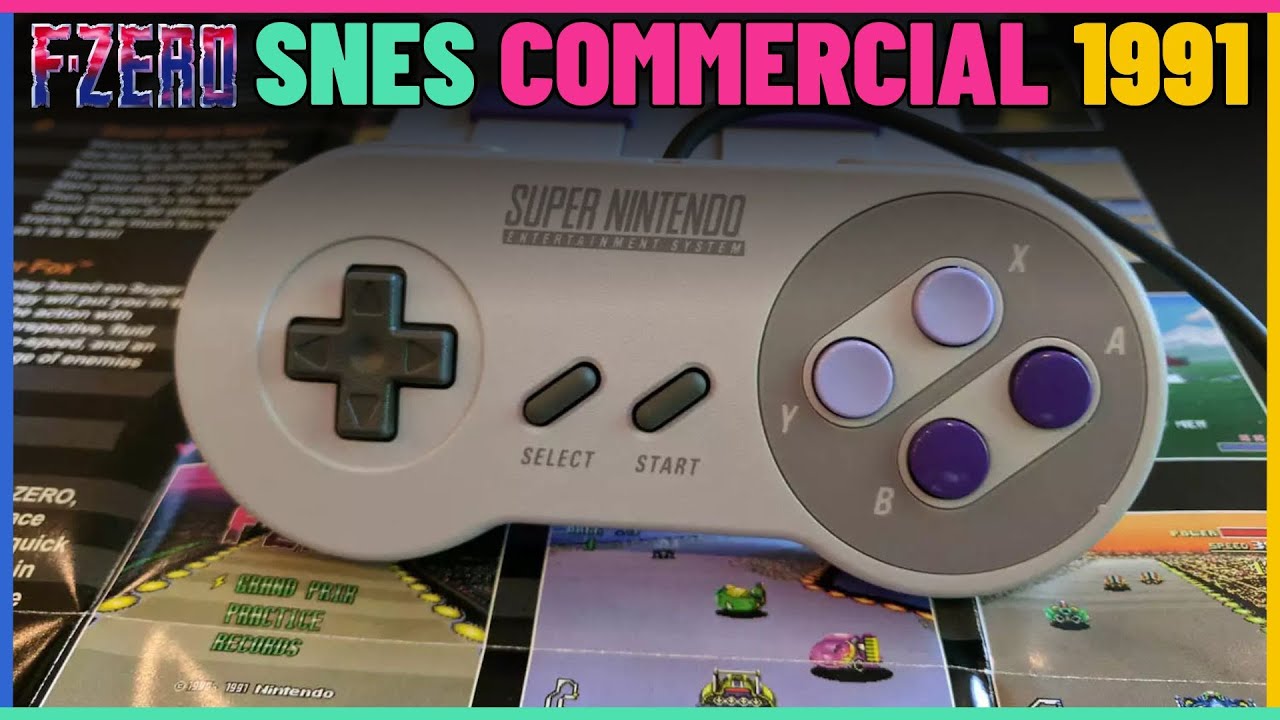 F-ZERO SNES Commercial Back In 1991. - YouTube