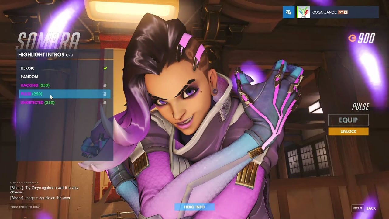 Sombra All Skins Highlight Intros Emotes Poses Youtube