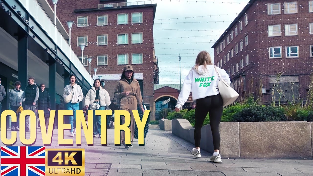 Coventry - City Tour 2024| Walking The Streets of Coventry | Central ...