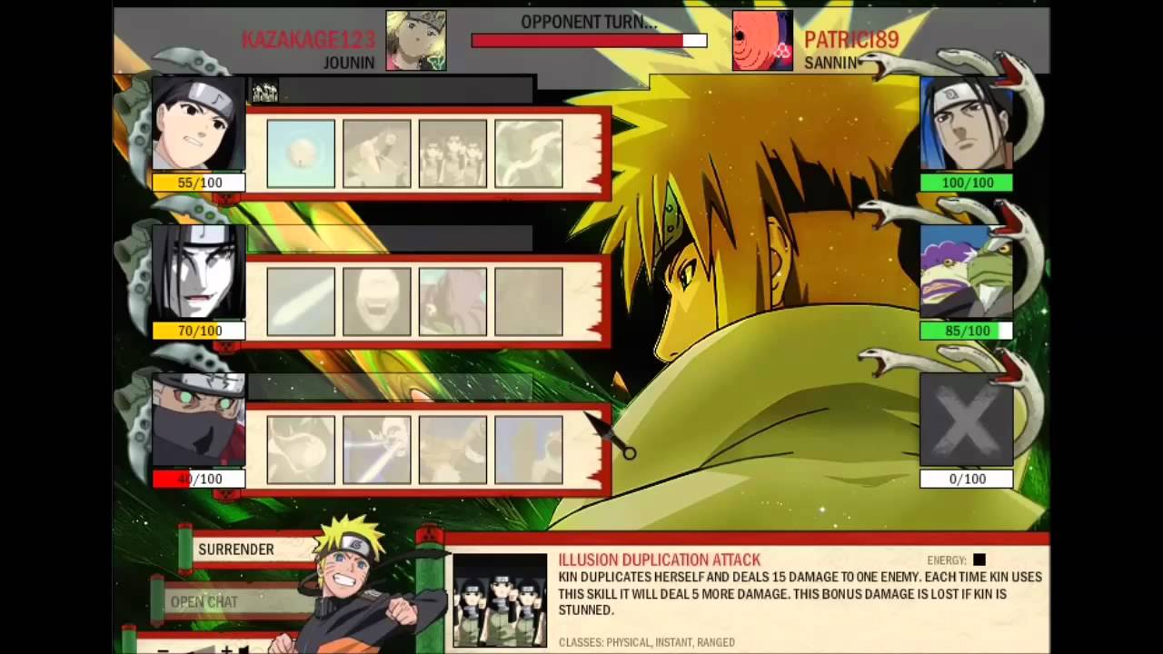 Naruto-Arena friends battle part2 - YouTube