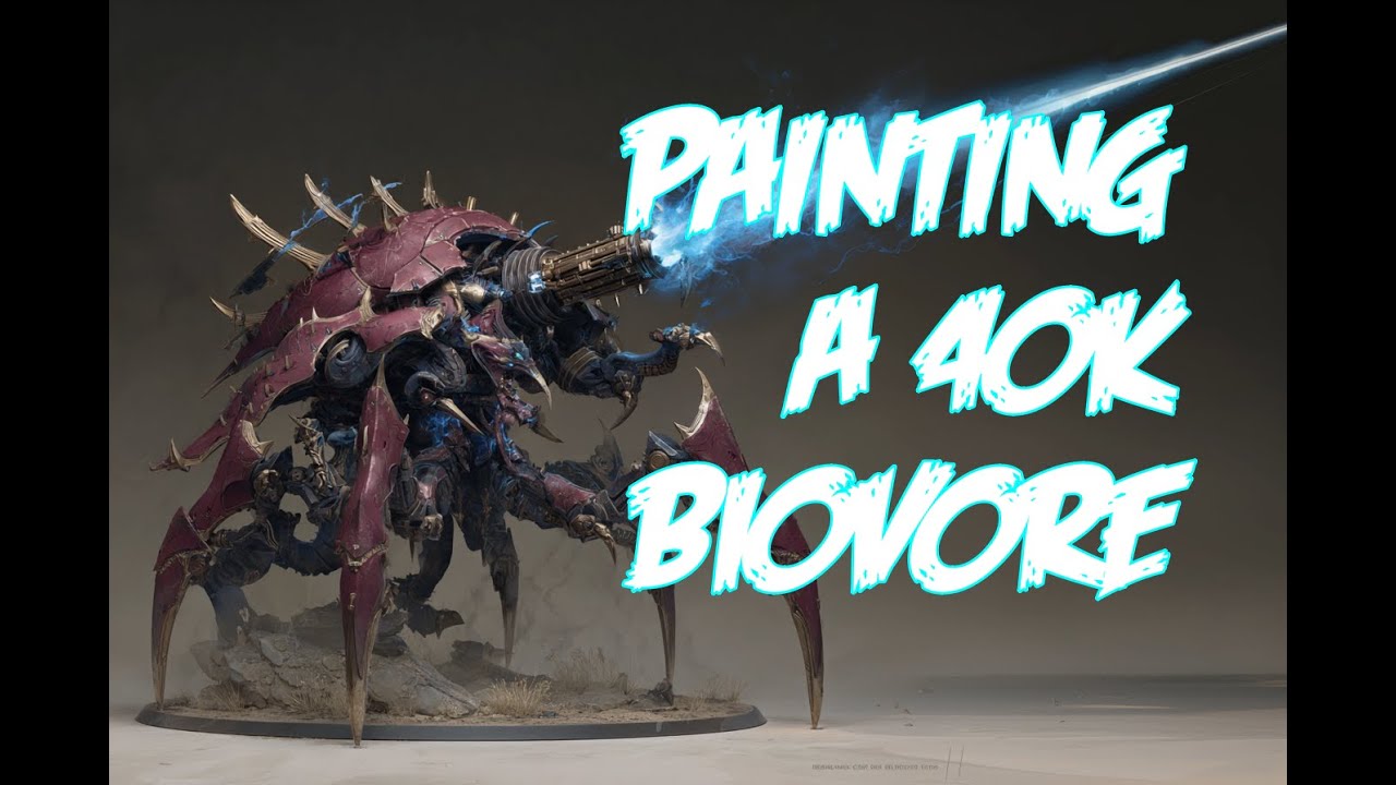 40k BIOVORE Painting Process - YouTube