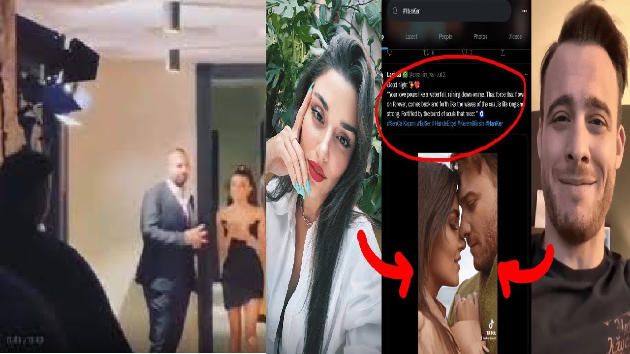 Hande Ercel announced that she married with her first love! - YouTube