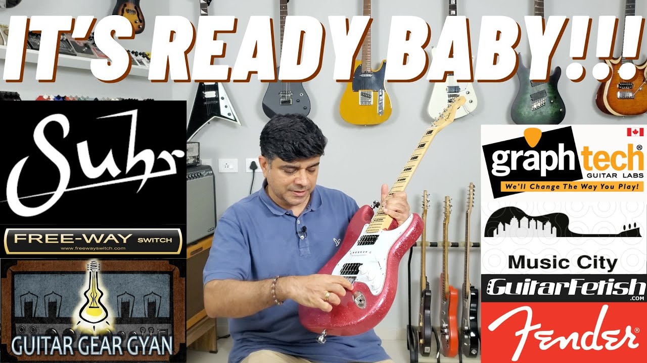 HSH Strat Partscaster Build Part 2 - It's Ready Baby!!! - YouTube