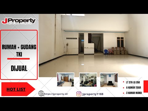 JUAL RUMAH + GUDANG DI TKI BANDUNG