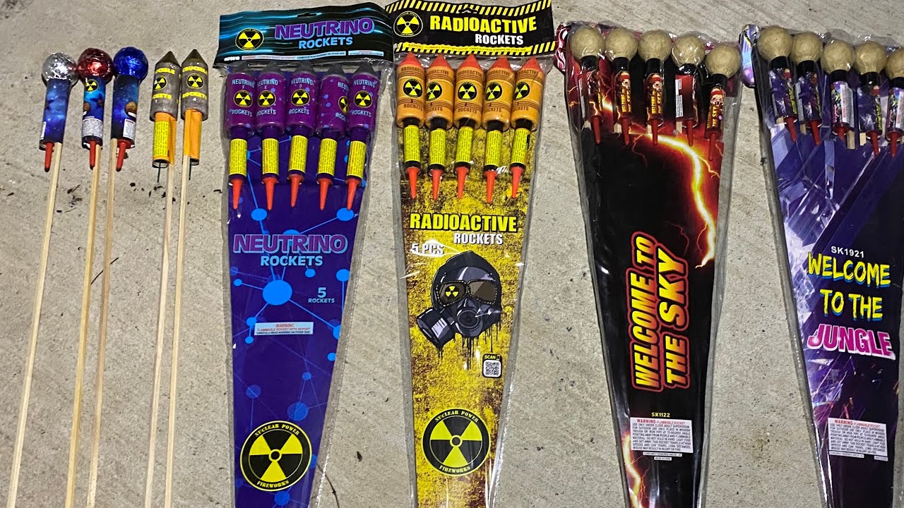 For the love of color (Rocket Volley) Best firework rockets - YouTube