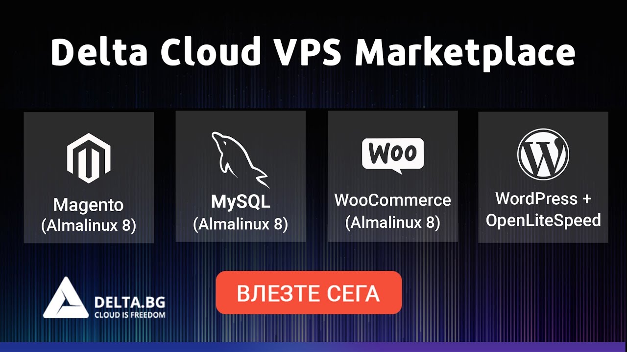 Създайте VPS с няколко клика с базово конфигурирано приложение от Delta ...