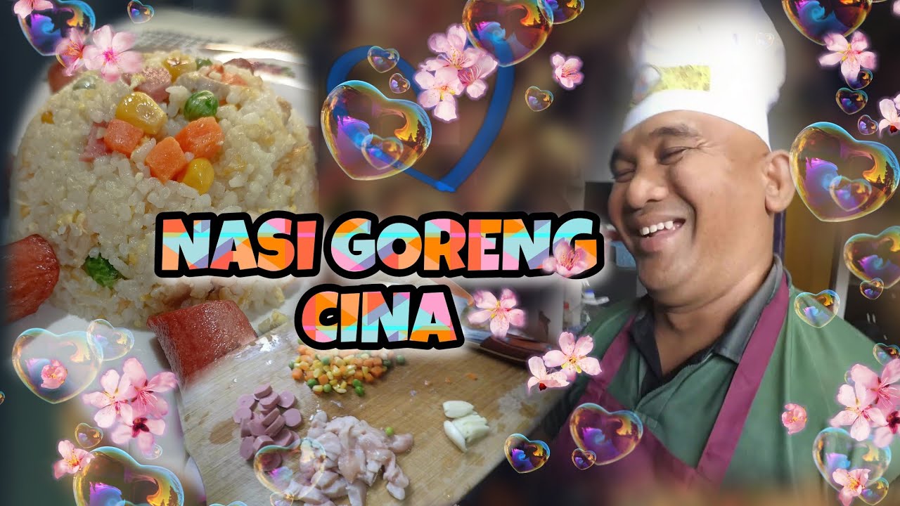 NASI GORENG CINA DENGAN SUP REMPAH MAGGI | 的中式炒饭 | CHINESE FRIED RICE ...