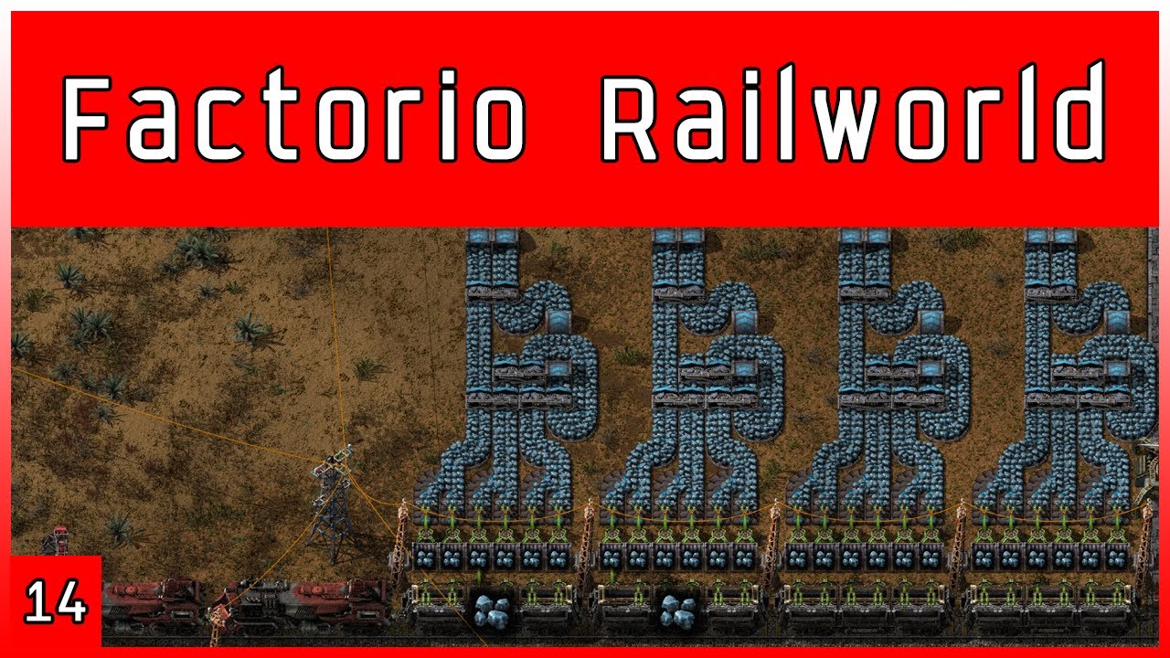 Factorio 0.17.79 Railworld Ep.14 | Clusterio Preparation 1:100 Scale ...