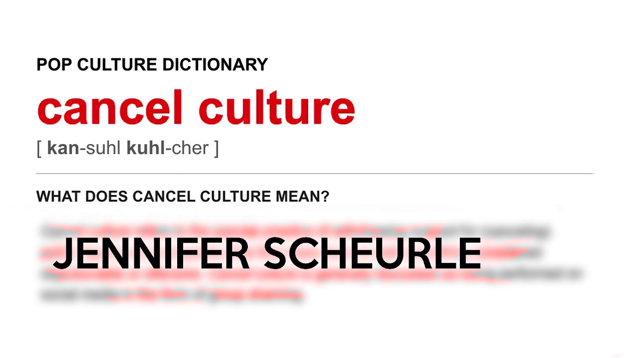 The Fall of Jennifer Scheurle - Cancelled by your OWN Culture - YouTube