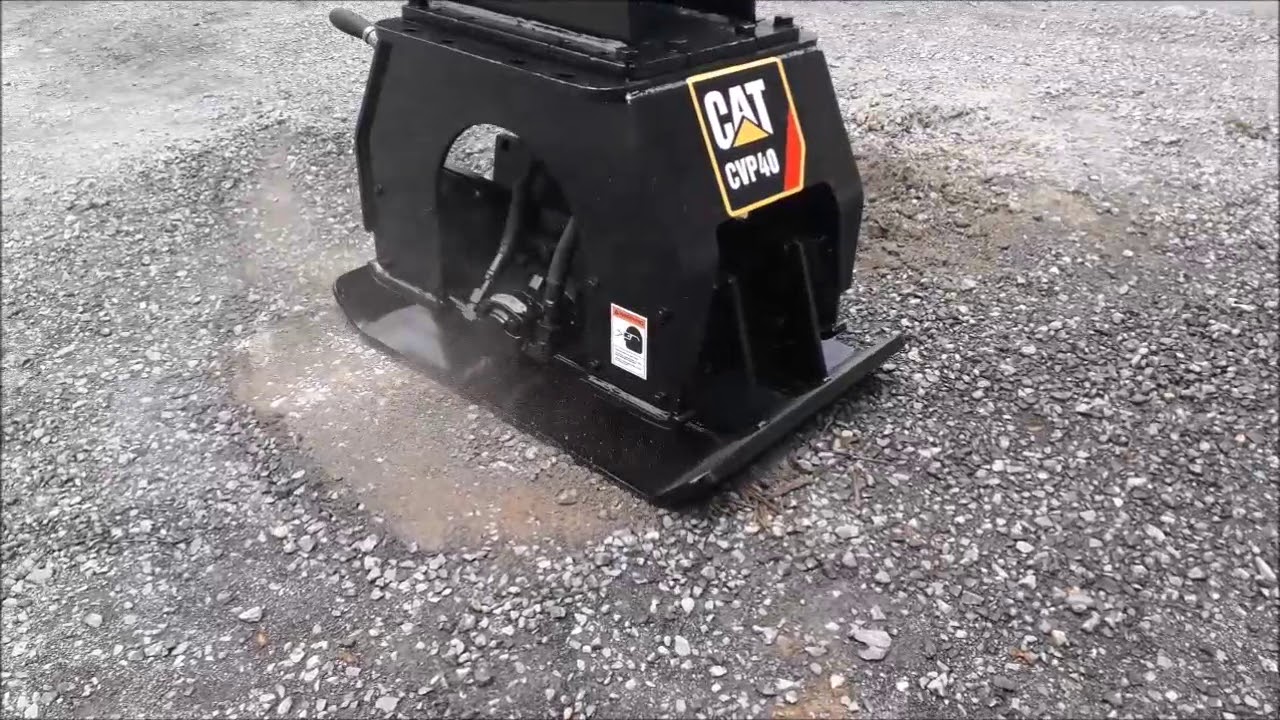 Compactador Hidráulico CATERPILLAR CVP40, Serie: CRT00994 - YouTube