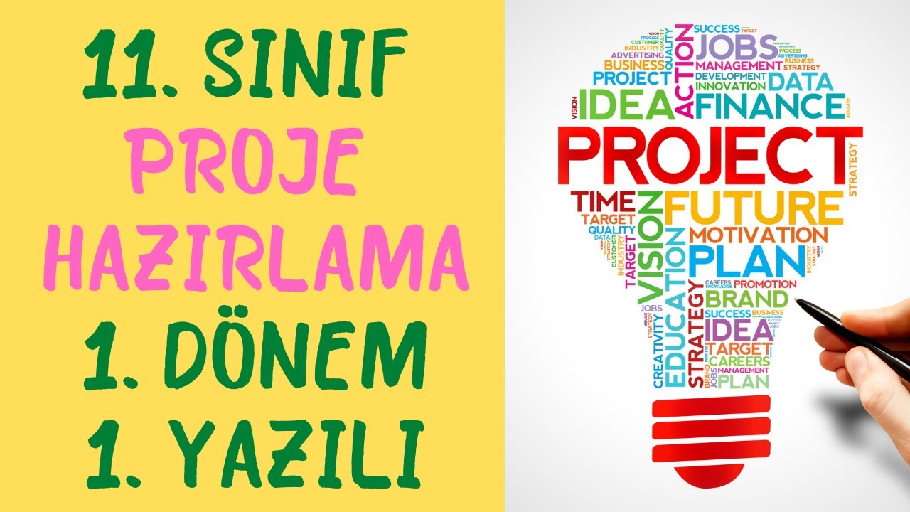 11. Sınıf Proje Hazırlama 1. Dönem 1. Yazılı - YouTube