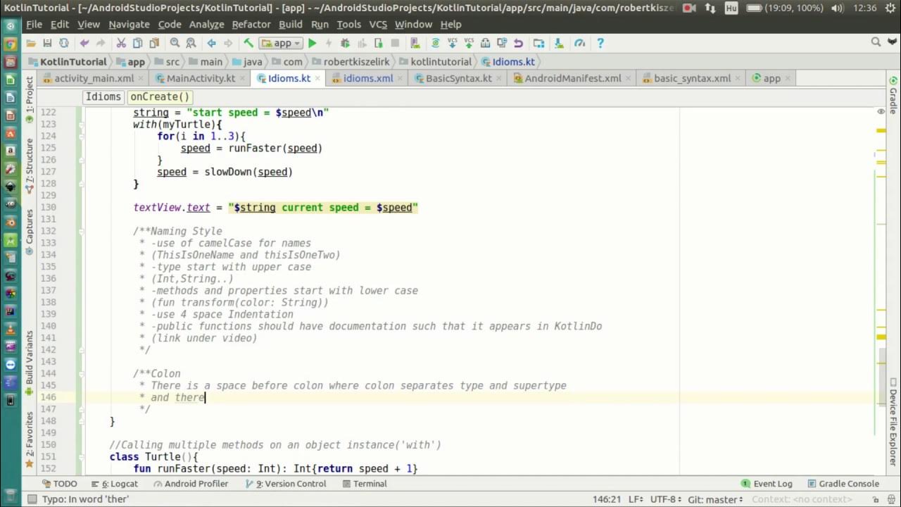 Android Kotlin Tutorial #026 - Coding Convention - Colon - YouTube