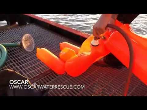 OSCAR - Water Rescue Training Dummy in action - YouTube