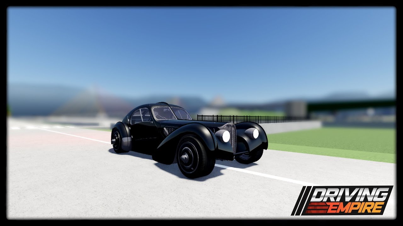 Driving the LIMITED Bugatti Atlantic Type 57 in Driving Empire - Roblox ...