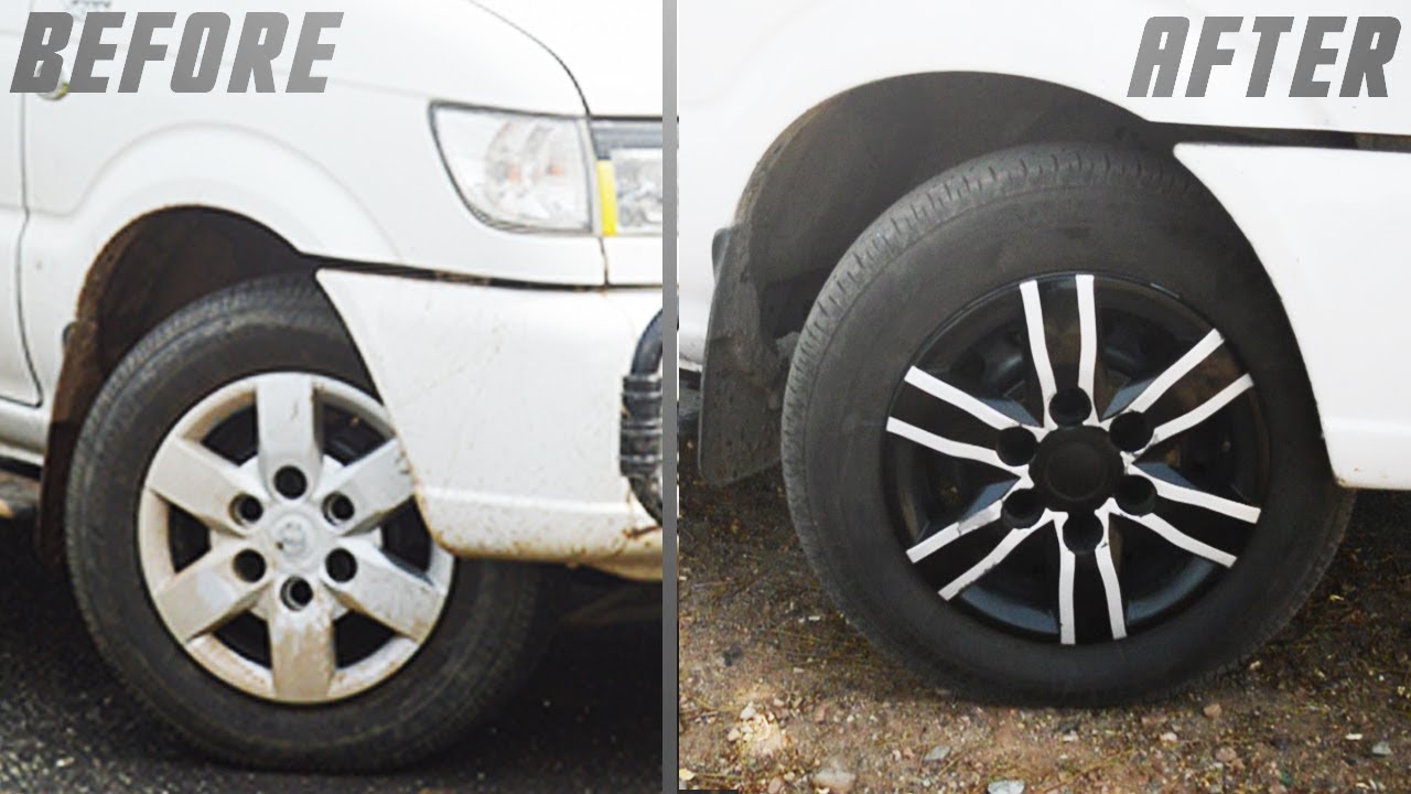 TURN ANY RIM CAP INTO ALLOY WHEEL - DIY VLOG - YouTube