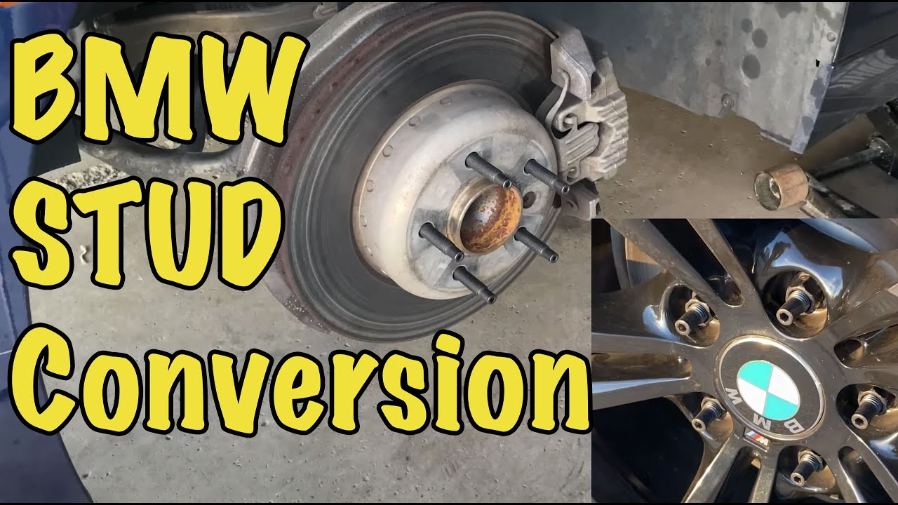 BMW Stud Conversion - BMW Z4 DIY - YouTube